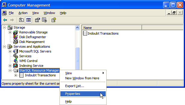 Configuring the Resource Manager Configuring the Resource Manager